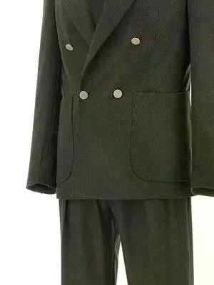 BRIGLIA 1949 Bolgheri Double-breasted Suit - Green