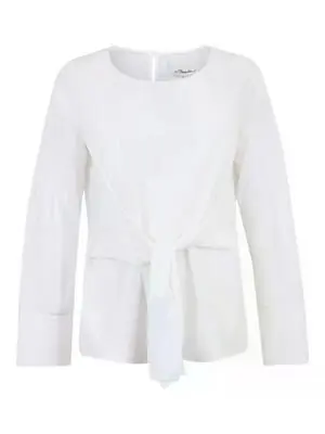 3.1 Phillip Lim Tie-front Blouse - Wh100 White