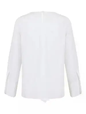 3.1 Phillip Lim Tie-front Blouse - Wh100 White