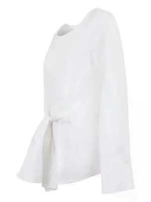 3.1 Phillip Lim Tie-front Blouse - Wh100 White