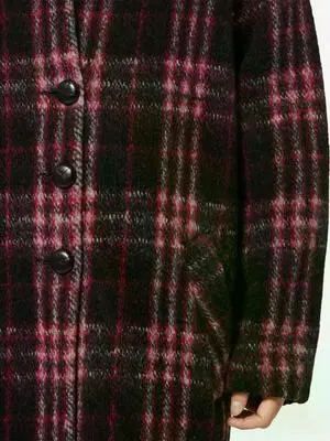 MARANT ETOILE Gabriel Checked Single-breasted Coat