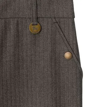 Burberry Herringbone Stretch Cotton Jodhpurs