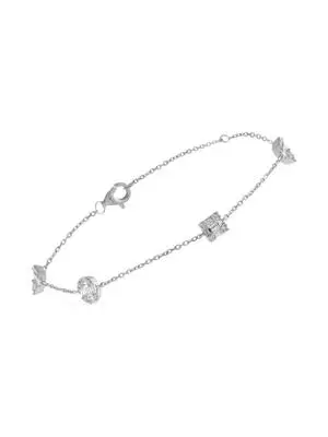 LB EXCLUSIVE 14k White Gold Diamond Bracelet - Silver