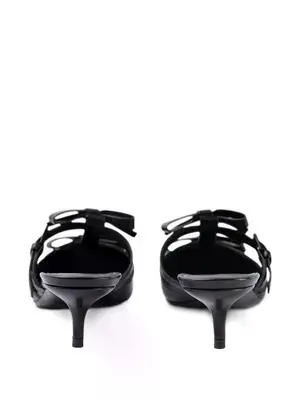 Valentino Garavani 40mm Bow-detail Mules - Black