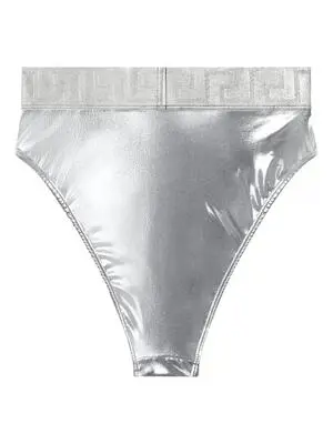 Versace Metallic Bikini Bottom