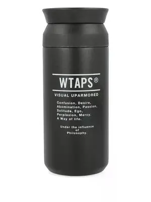 WTAPS X Kinto Printed-motif Bottle - Black