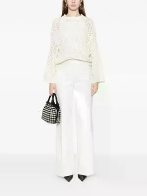 Fabiana Filippi Open Knit Sweater - Neutrals