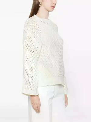 Fabiana Filippi Open Knit Sweater - Neutrals