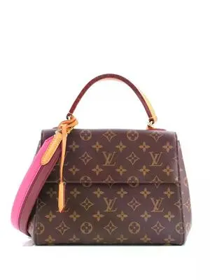LOUIS VUITTON Cluny Top Handle Bb Satchel Monogram