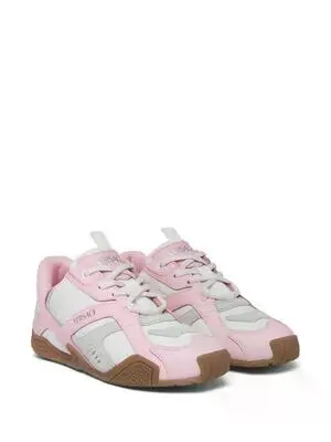 Versace Galaxia Low-top Lace-up Sneakers - Pink