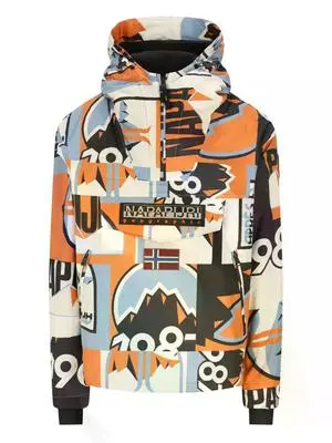 NAPAPIJRI Logo-patch Hoodie - Neutrals