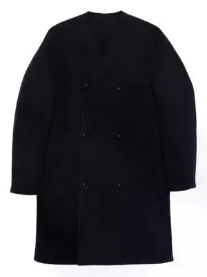 MACRON Karl Collarless Double-breasted Coat