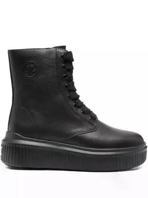 JANET & JANET 45mm Lace-up Platform Combat Boots