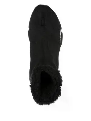 Balenciaga Speed 2.0 Shearling-trim Sneakers