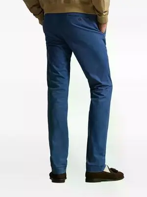 Polo Ralph Lauren Flat-front Straight-leg Trousers - Blue