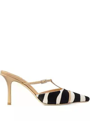 JIMMY CHOO Gloria 85 Heeled Mules - Black