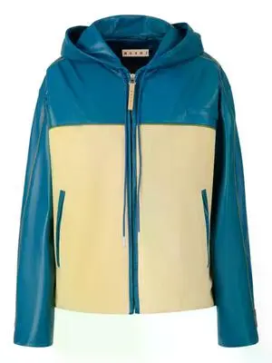 Marni Hooded Leather Jacket
