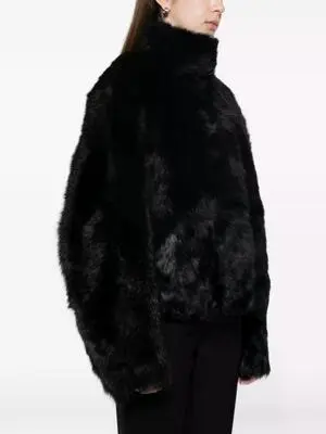 TOTEME Shearling Jacket - Black