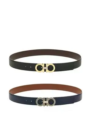 Ferragamo Two Toned Belts For Men