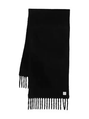 TOTEME Fuzzy Scarf - Black