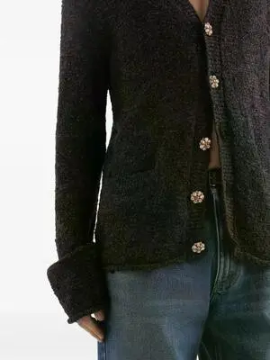 Dolce & Gabbana Buttoned Pocket Cardigan - Black