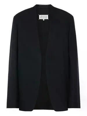 MAISON MARGIELA Four-stitch Open-front Blazer - Black
