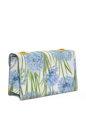 Oscar De La Renta Floral-appliqué Shoulder Bag