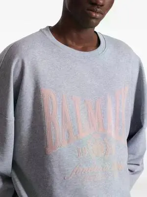 Balmain Printed Cotton Sweater