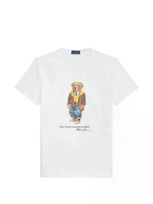 Polo Ralph Lauren Polo Bear Graphic-print T-shirt - Neutrals