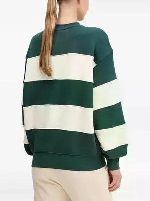 EA7 Striped Crewneck Sweatshirt