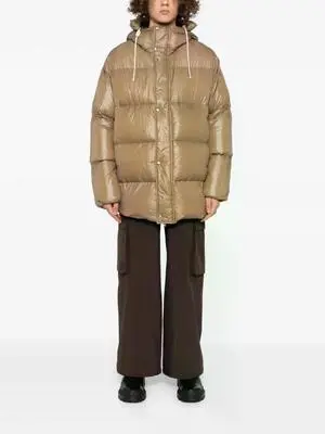JIL SANDER Down Jacket - Brown