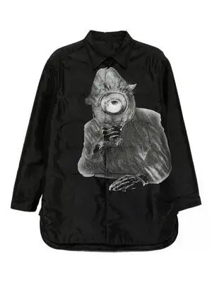 Yohji Yamamoto Printed Outerwear For Men