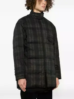 Yohji Yamamoto Plaid Padded Jacket