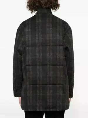 Yohji Yamamoto Plaid Padded Jacket