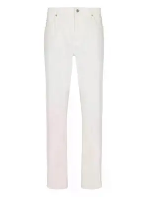 Balmain Straight-leg Cotton Jeans - White