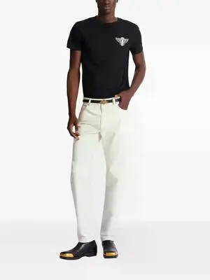 Balmain Straight-leg Cotton Jeans - White