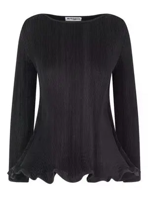 MELITTA BAUMEISTER Pleated Blouse - Black