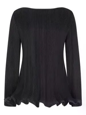MELITTA BAUMEISTER Pleated Blouse - Black
