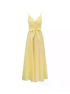 Zimmermann Tie-waist Midi Dress - Yellow