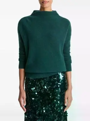 Vince Funnel-neck Sweater - Green