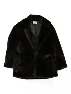 Coperni Faux-fur Single-breasted Coat