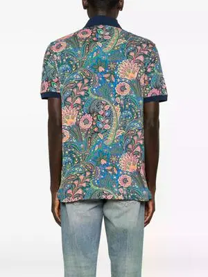 Etro Paisley-print Polo Shirt