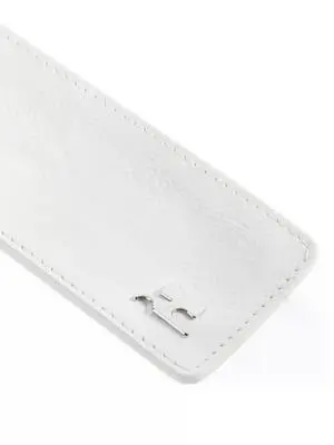 COURREGES Logo Slap Bracelet - White