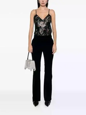 GOLDEN GOOSE Sequin V-neck Top