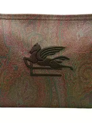 Etro Paisley Pegasus Cotton Clutch