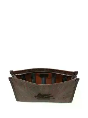 Etro Paisley Pegasus Cotton Clutch