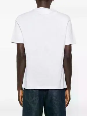 Brunello Cucinelli Crew-neck Logo T-shirt - Grey
