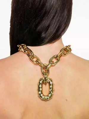 Rabanne Crystal-embellished Chain Necklace