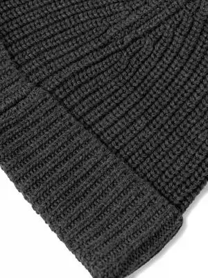 Hugo Ribbed Beanie And Scarf Set