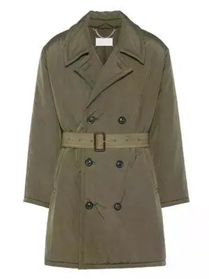 MAISON MARGIELA Belted Double-breasted Coat